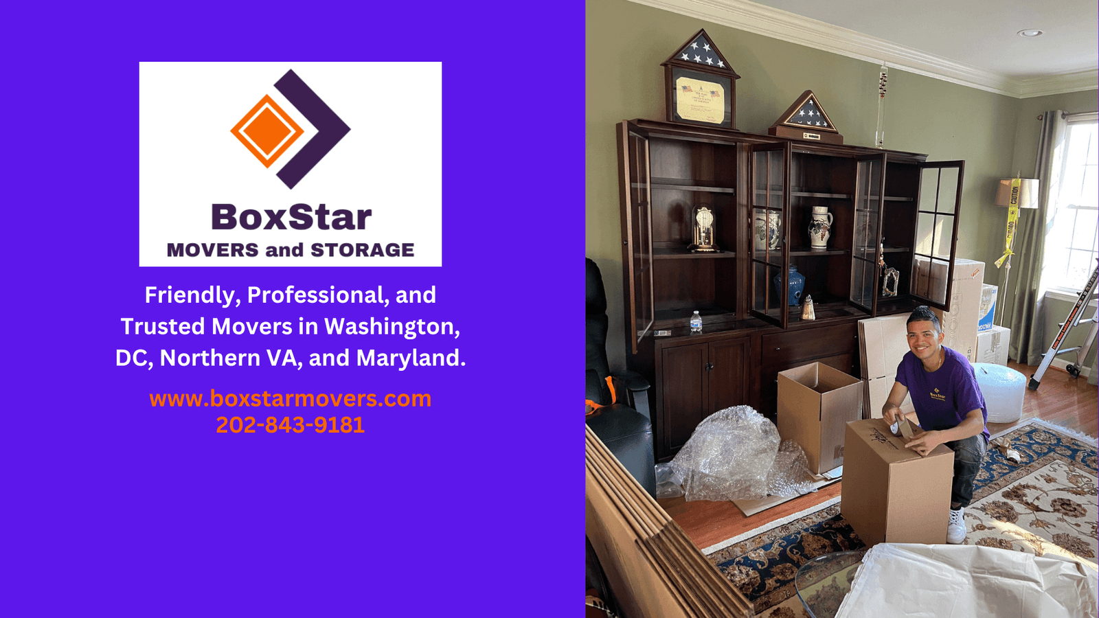 Movers Arlington VA. Moving Services Near Me: Northern Virginia | BoxStar Movers